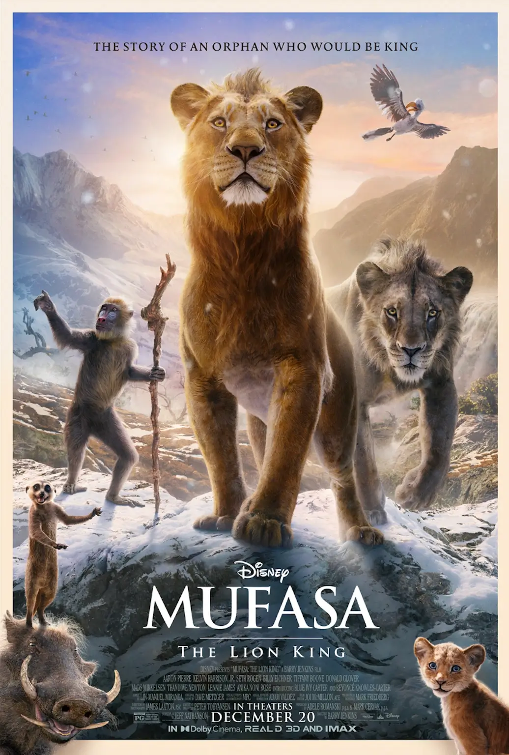 'Mufasa: The Lion King' Drops New Trailer For Disney Prequel