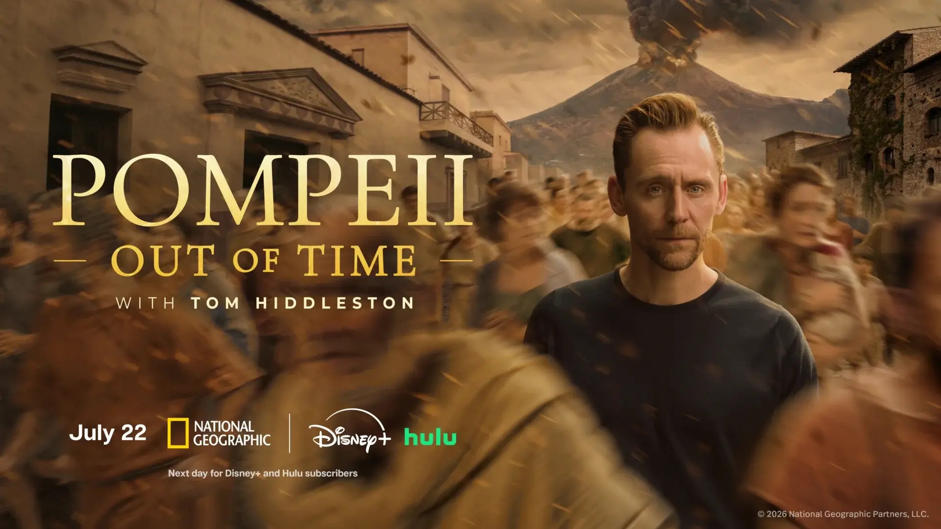 'Pompeii: Out Of Time With Tom Hiddleston' Soon Premiering On Disney+ ...